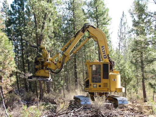 Machine that cuts down trees store